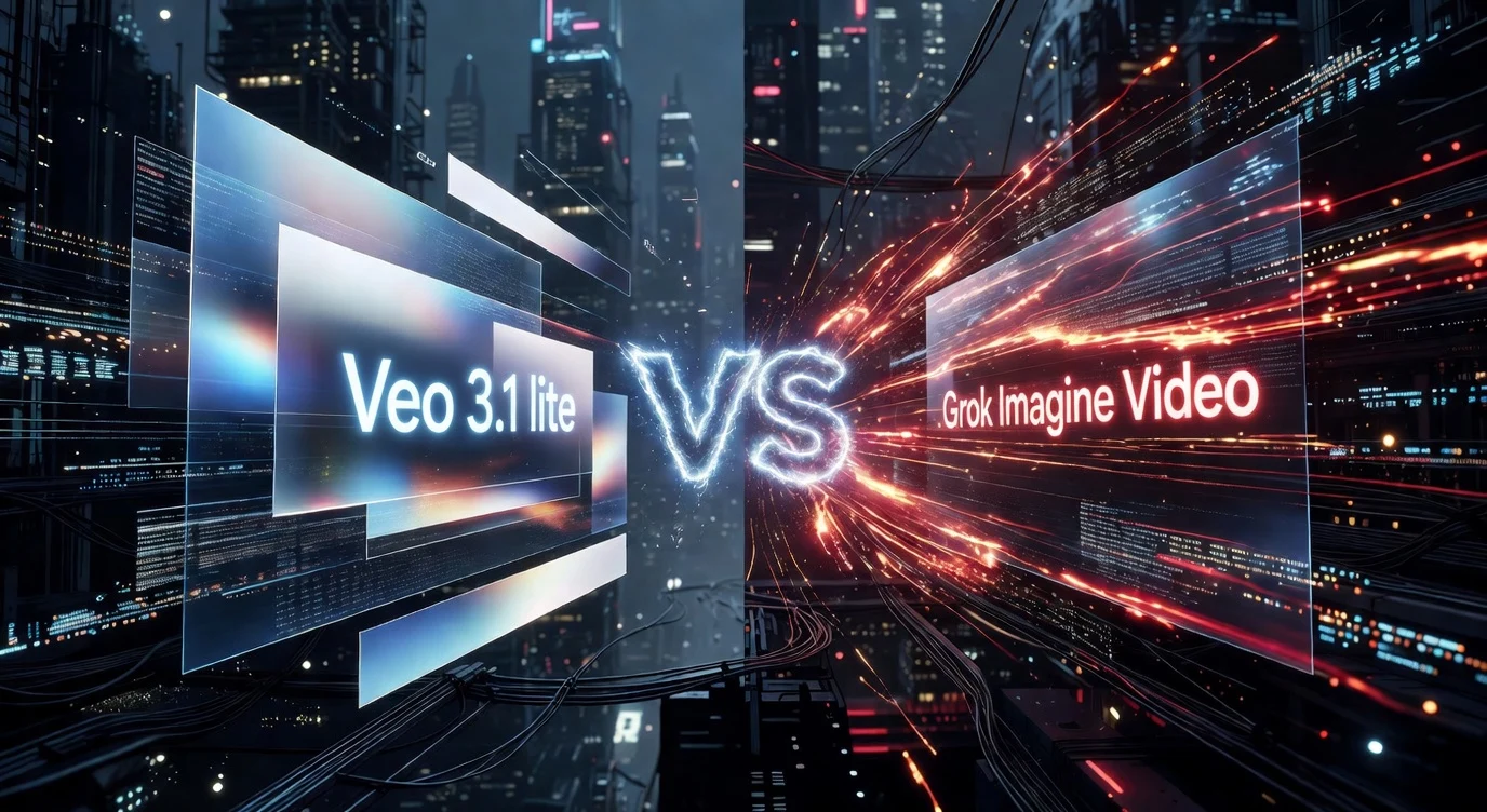 Veo 3.1 Lite vs. Grok Imagine Video：专业级实惠 AI 视频之战 | Vidguru